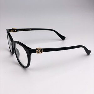 Gucci | Accessories | Gucci Gg74o 004 Eyeglasses Shiny Black Cat Eye ...